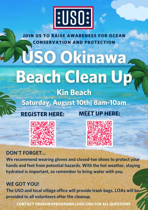 Beach Cleanup • USO Okinawa